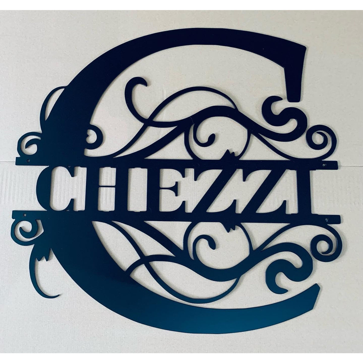 Custom Metal Mongram Signs – TheChalkShop